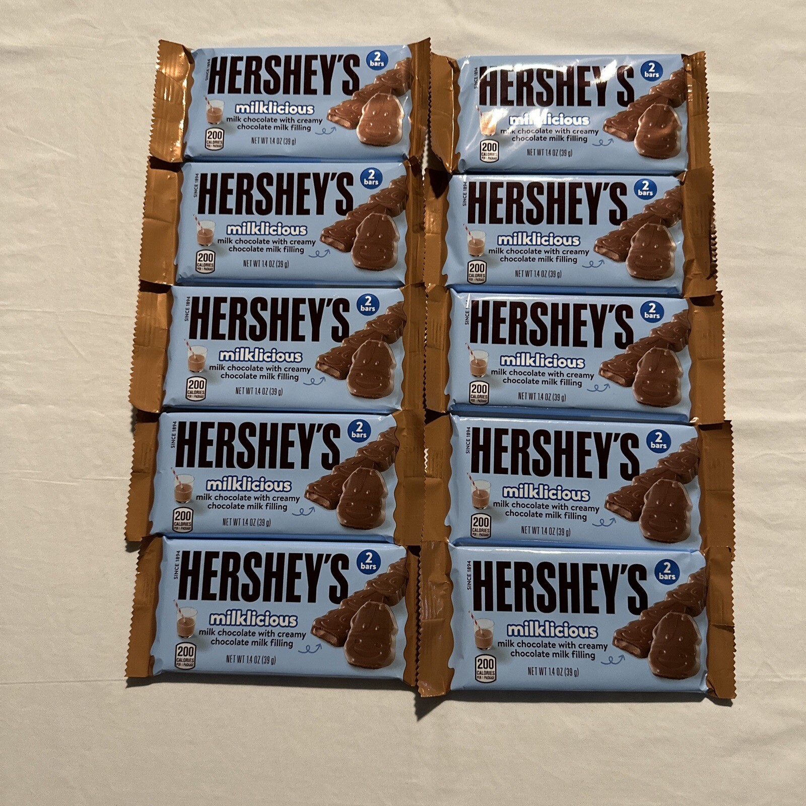 8 HERSHEYS Milklicious Milk Chocolate Candy Bar Creamy Chocolate Milk ...