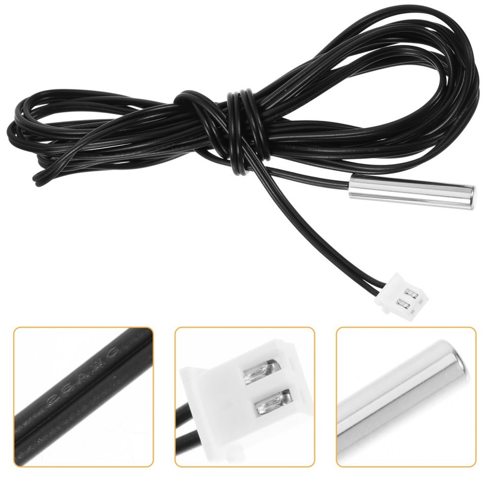 3 Pcs Thermistor Temperature Sensor Waterproof Temp Probe Long Wire ...