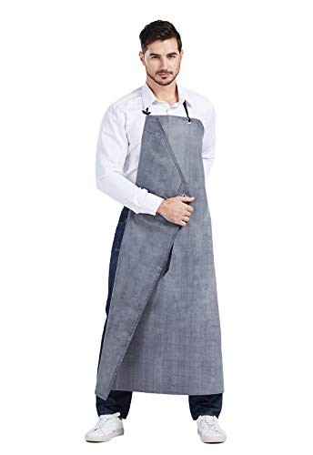 Waterproof Rubber Vinyl Apron for Men Industrial Work Aprons Large ...