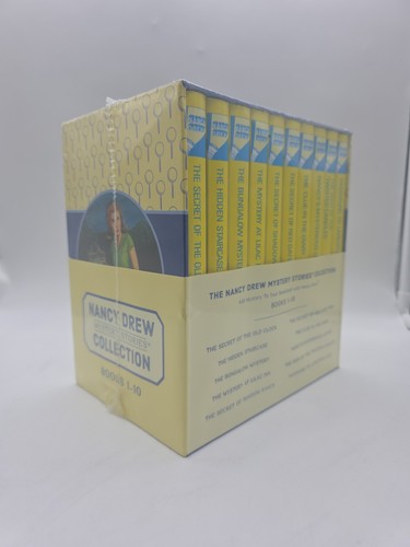 Nancy Drew Books 1-10 Box Set The Nancy Drew Mystery Stories Collection ...