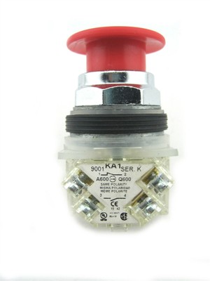 Schneider Electric 9001 KA1 Ser. K A600 Q600 30mm Push Button Contact ...
