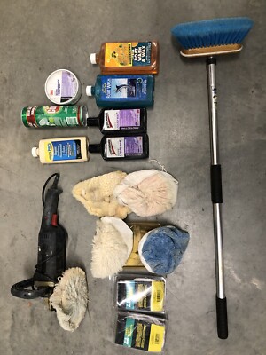 PRO Boat Cleaning Dream Kit - Brush, Buffer, Compound, Soap, Bonnets ...