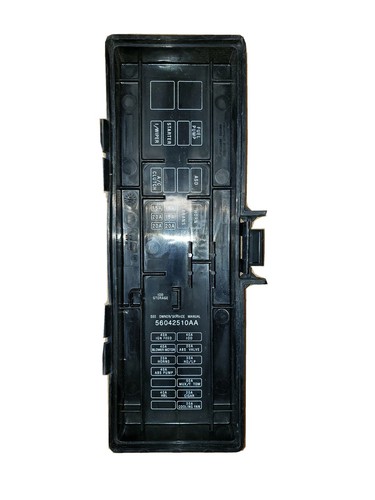 1996-1998 Jeep Grand Cherokee ZJ Fuse Box Cover Engine Bay Panel Relay ...