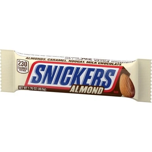 Snickers Almond Candy Bar