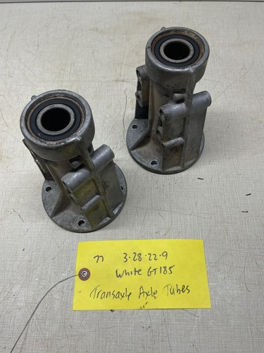 MTD White GT-185 Yard Lawn Tractor Rear Axle Mount Horns Tubes | eBay