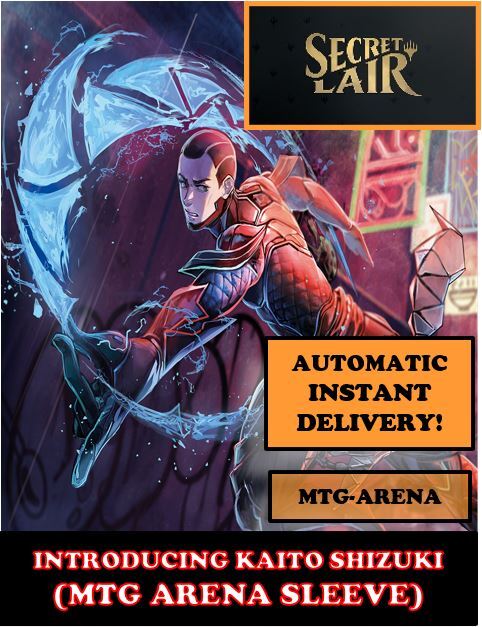 MTGA MTG ARENA CODE CARD INTRODUCING KAITO SHIZUKI SECRET LAIR SLEEVE | eBay