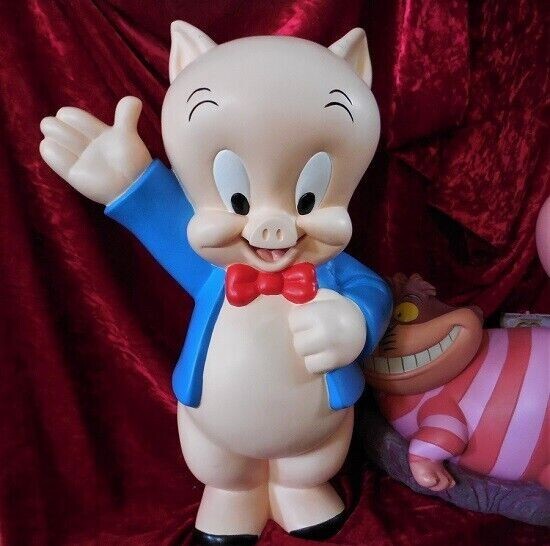 Warner Bros Store Porky Pig large big fig statue rare | eBay