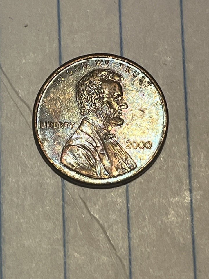 2000 P Wide AM Variety FS-901 Lincoln Memorial Cent (error) penny 1C C1 ...
