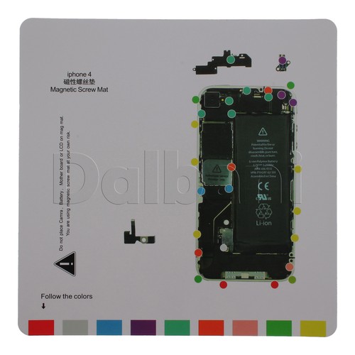 41-02-0830 Brand New Magnetic Screw Mat Map for iPhone 4 | eBay
