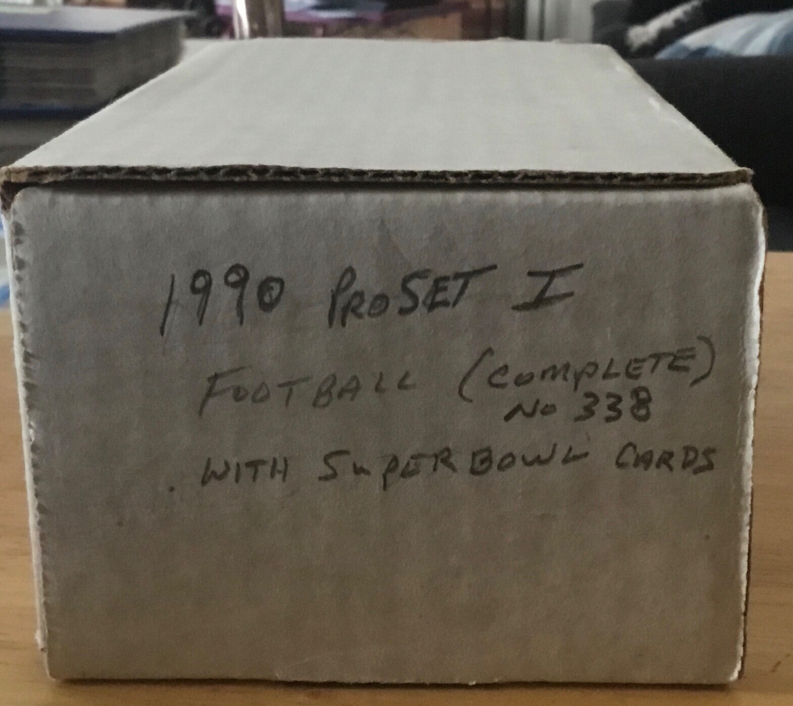 1990 PRO Set NFL Series I Set 1-378 + Super Bowl Cards 1-24 B.Sanders ...