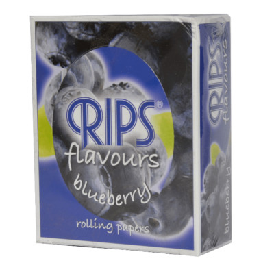 RIPS Blueberry Slim Flavoured Cigarette Rolling Papers - 44mm Wide | eBay