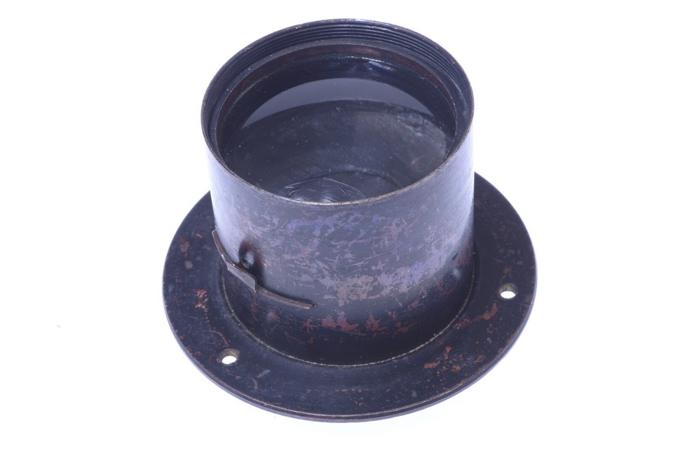 ANTIQUE BLACK PAINTED COPPER LENS FOR EARLY CAMERA | eBay