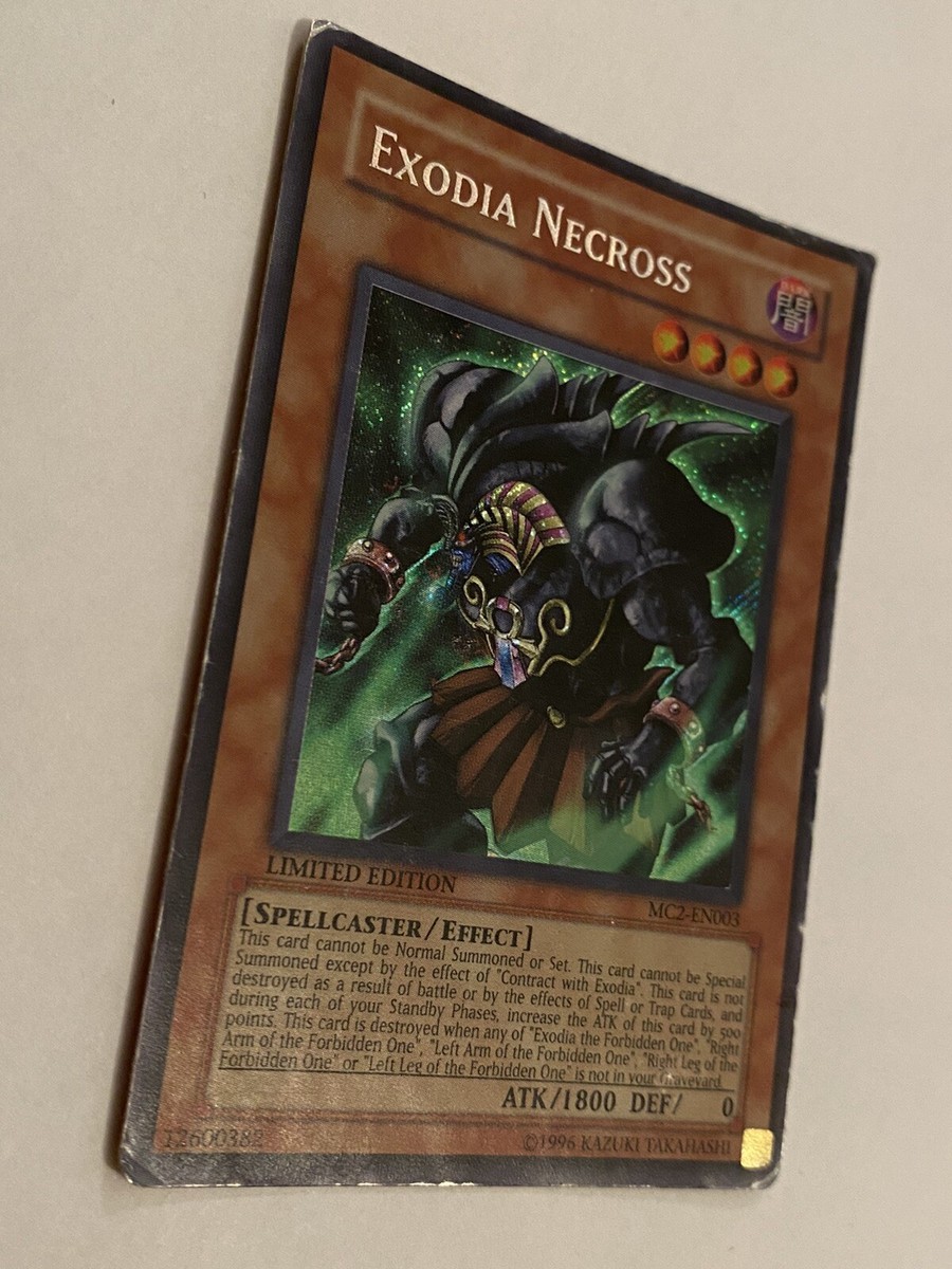 Yugioh Card Exodia Necross Mc2en003 Secret Rare Exodia Necross