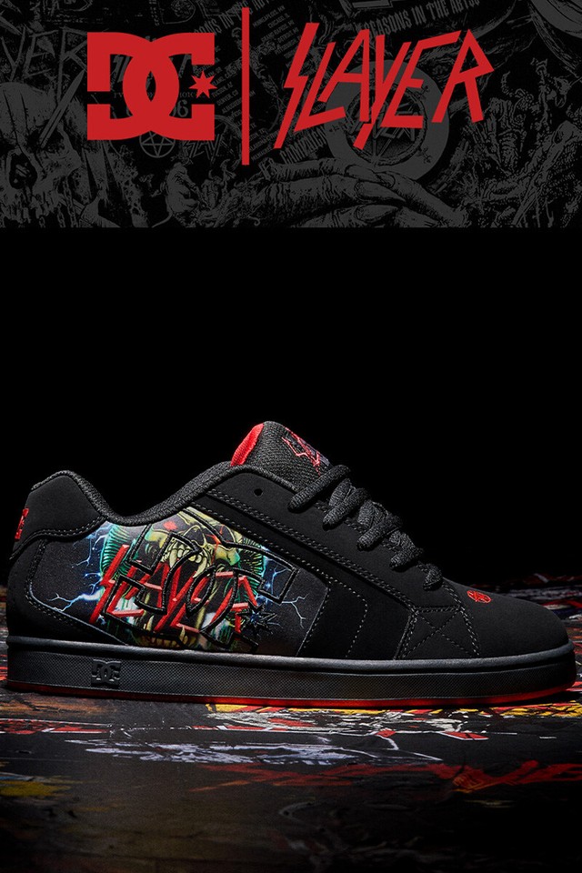 Slayer x Dc Shoes Net Color Black Red DM236105 Sneaker with Box Men Us9 ...