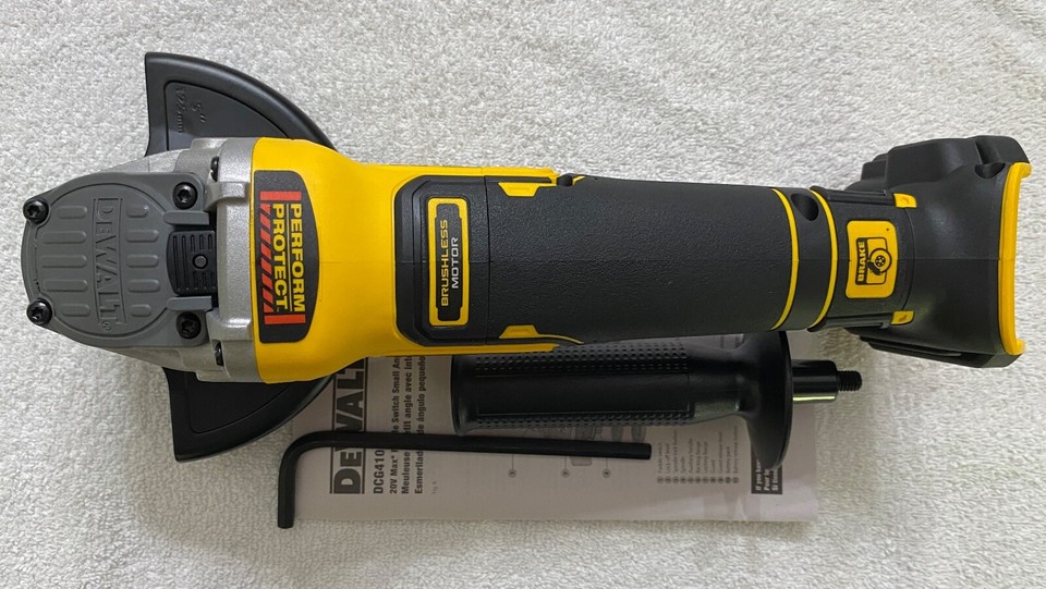 New Dewalt DCG410B 20V 20 Volt Max XR 4-1/2"-5" Paddle Switch Angle ...