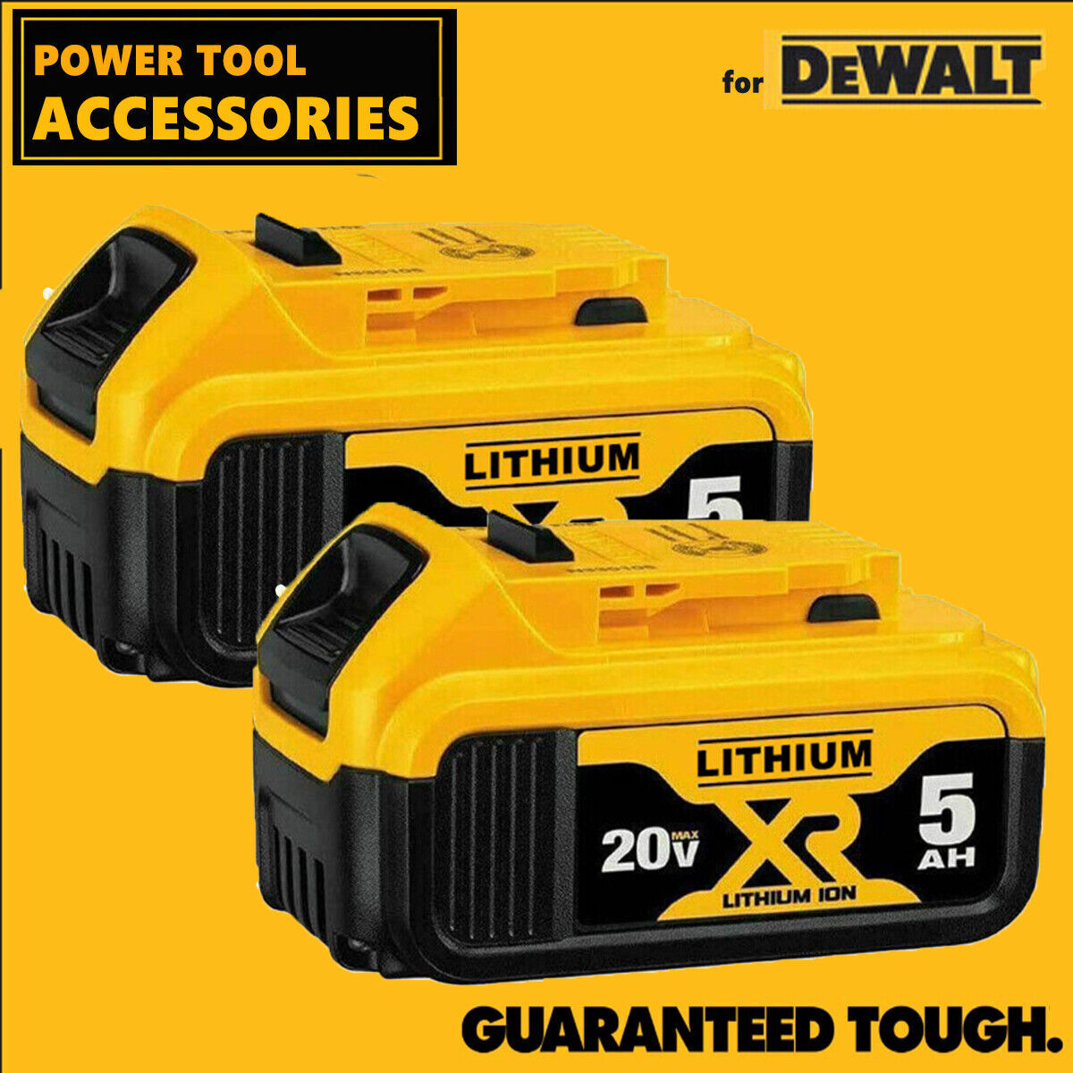Dewalt DCB205 20 V Compact Power Tool Battery - Pack of 2 for sale ...