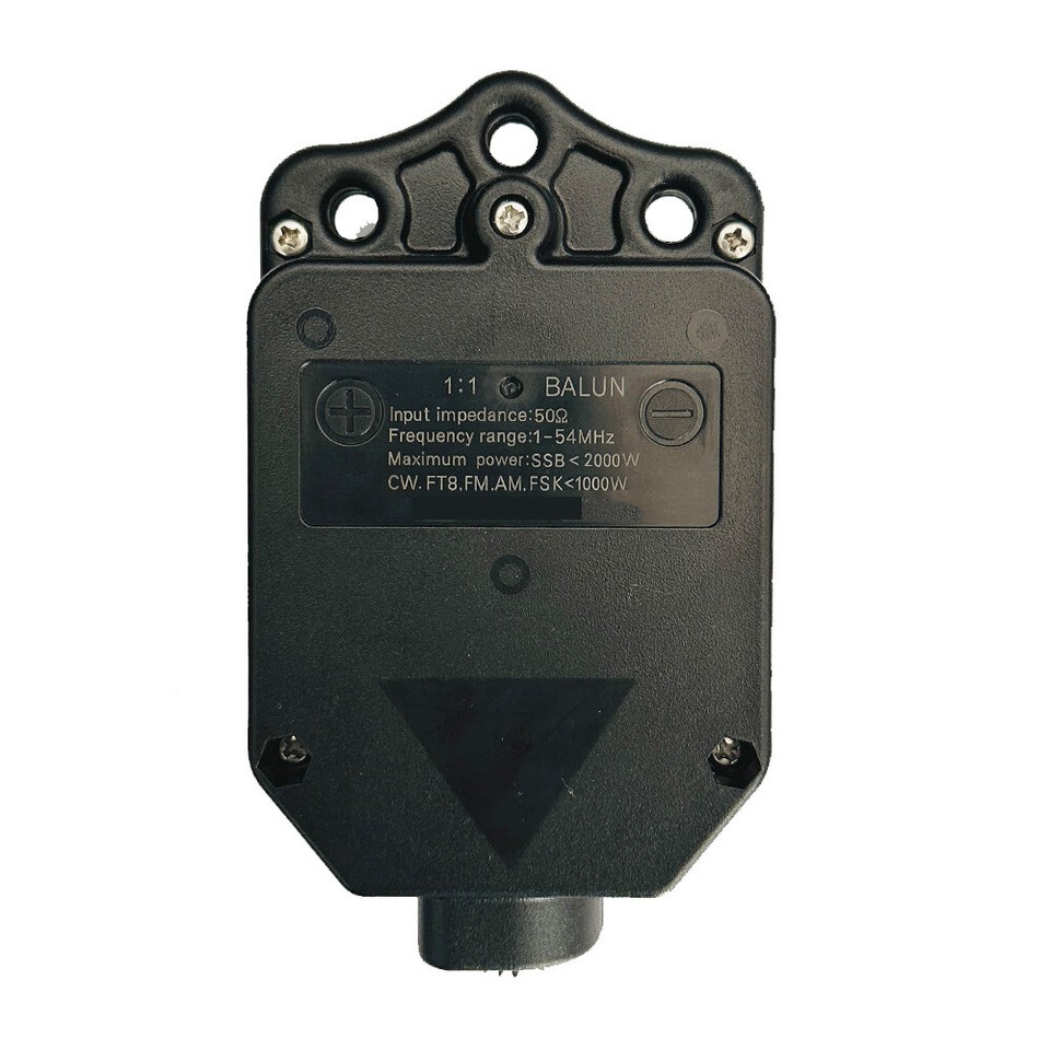 1:1 Antenna BALUN 1-54MHz 2KW Waterproof High Power Antenna Balun BLACK ...