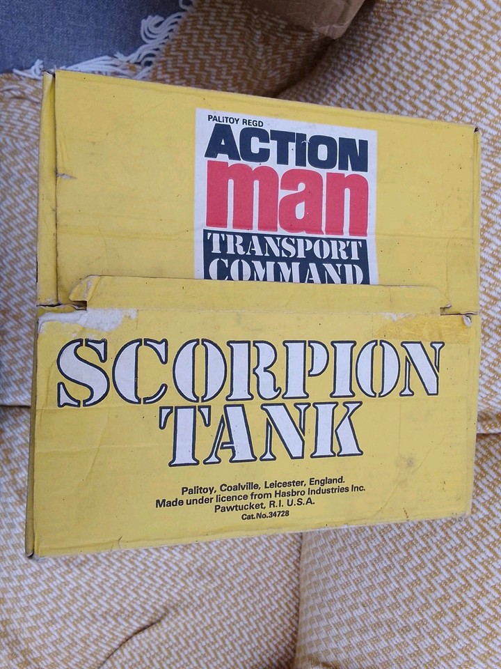 Vintage Action Man Scorpion Tank Boxed Palitoy 1972/83 | eBay UK