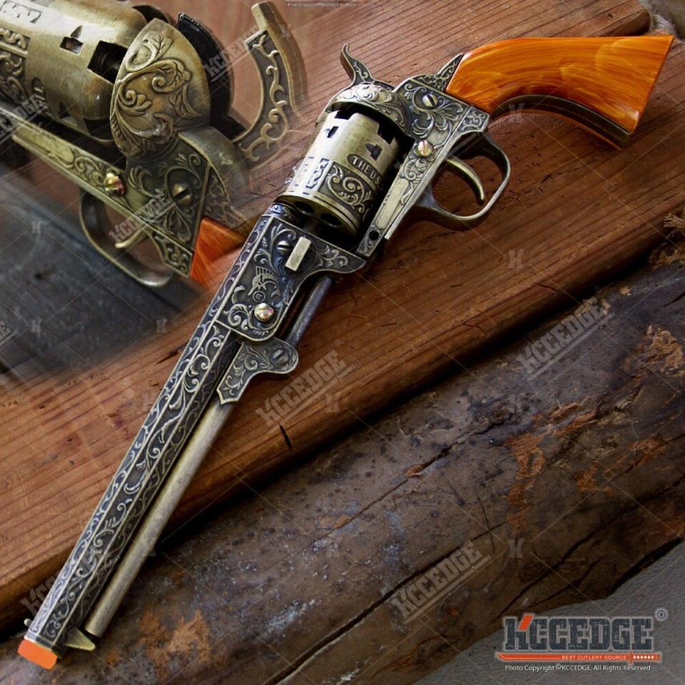 SuperNatural Western Cowboy Black Powder Outlaw Revolver Pistol Metal ...