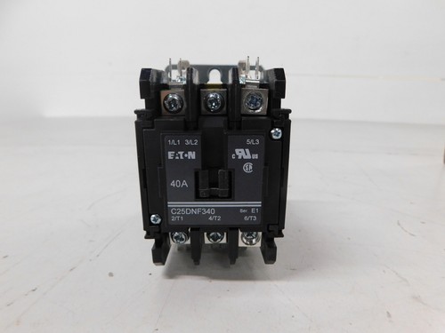 Eaton USD C25DNF340B Definite Purpose Contactors Non-Reversing 3P 40A ...