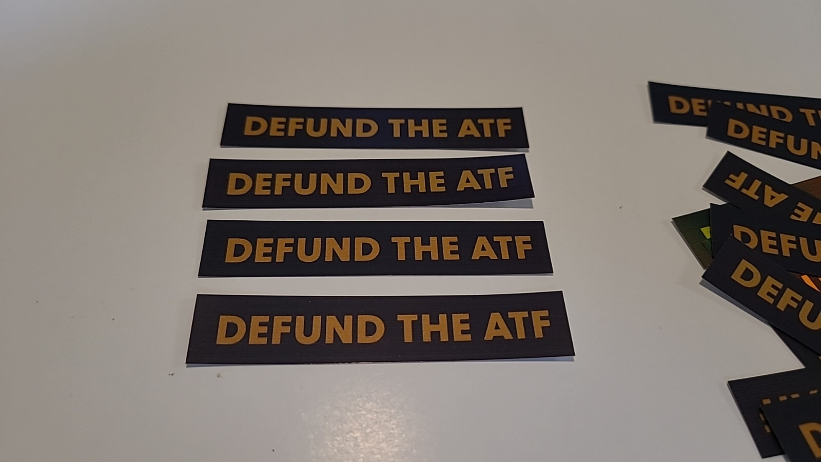DEFUND THE ATF stickers for laptops, gas pumps, tool boxes, sticker ...