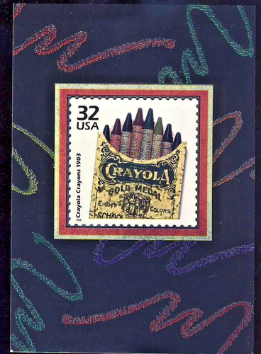 New 5 Vintage 1998 Blank Cards, USPS Hallmark Ensemble, 32 cent Crayola ...