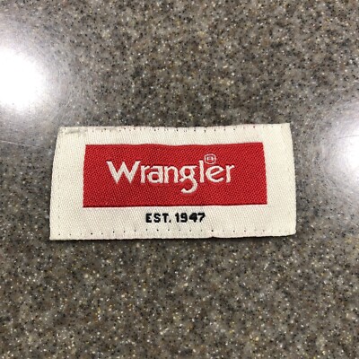 Wrangler Embroidered Patch Sew-On Logo Jacket Shirt Hat Backpack 1” X 2 ...