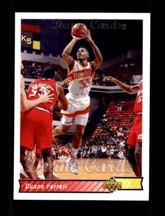 1992 Upper Deck #166 Duane Ferrell Hawks Georgia Tech 8 - NM/MT | eBay