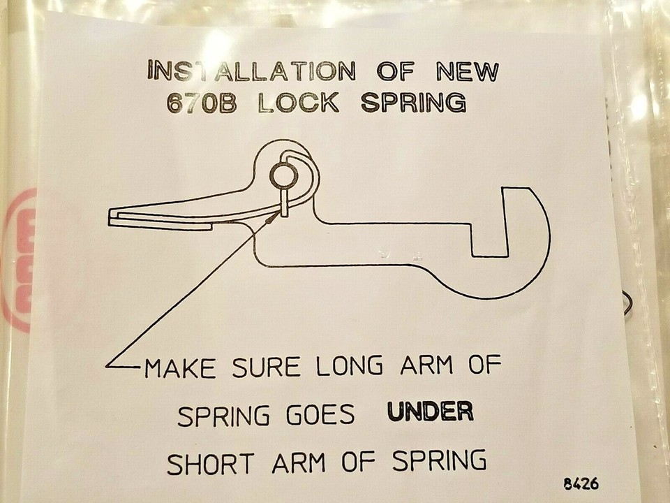 Mec Lock Spring 100670B | eBay