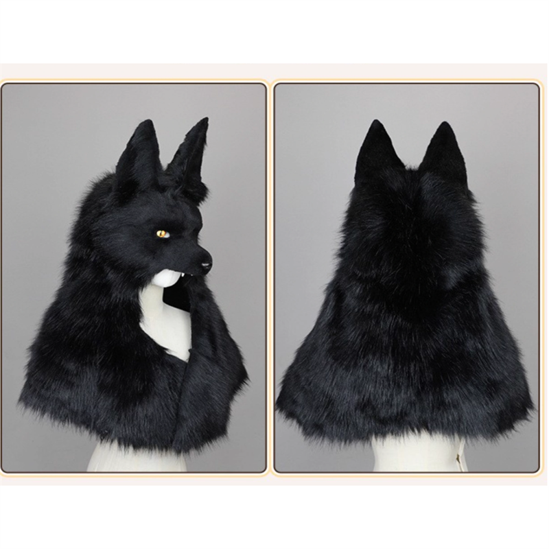 Black Wolf Fursuit Realistic Realistic Furry Wolf Fursuit In