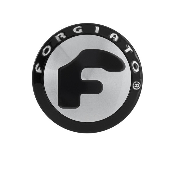 Single(1) Forgiato Wheel Gloss Black/Brushed Silver Wheel Center Cap ...