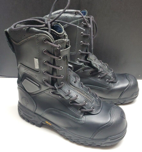 Thorogood Lion Fire Boots #804-6379 EMS Fire Size 10 Black NEW | eBay