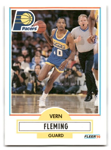 Vern Fleming 1990 Fleer BASKETBALL #76 Indiana Pacers | eBay