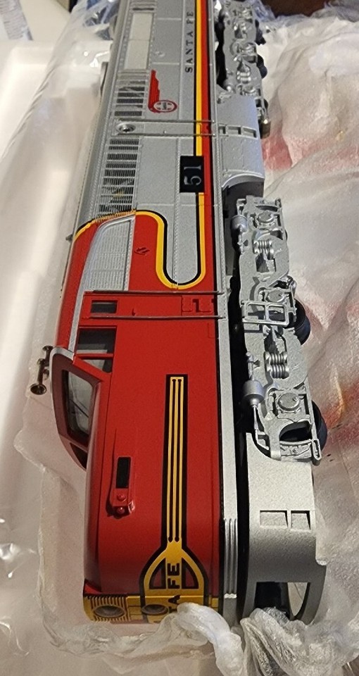 MTH O Scale Premier Alco PA AA Diesel Set Santa Fe 3 Rail w/Proto-Sound ...