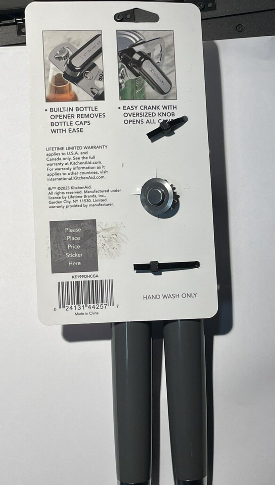 NEW KitchenAid Classic Multifunction Can Opener/Bottle Opener in ...