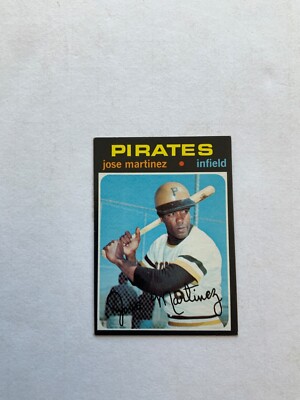 1971 TOPPS #712 JOSE MARTINEZ PIRATES ⚾️⚾️♨️♨️♨️ | eBay