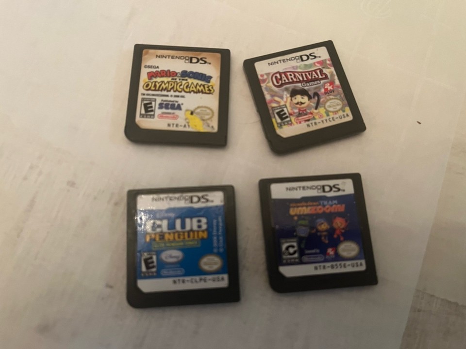Nintendo DS Game Lot - 8 Games without Cases - Tested Bundle ...