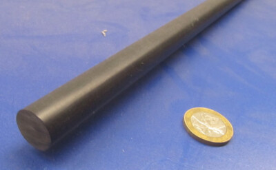 ABS Black Round Rod, .625" (5/8") Diameter x 36" Long | eBay
