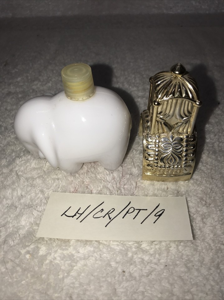 Vintage Avon White Royal Elephant Topaz Cologne. 32287 still full no ...
