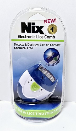 Nix Electronic Lice Comb Treatment Head Lice Removal Removes Lice ...