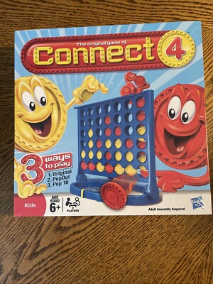 Connect 4 Game~3 Ways To Play Milton Bradley/Hasbro~100% Complete New ...