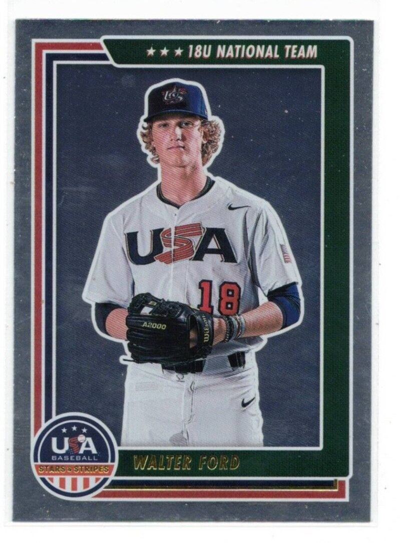 Walter Ford - 2022 Panini USA Baseball Stars & Stripes #72 - Seattle ...