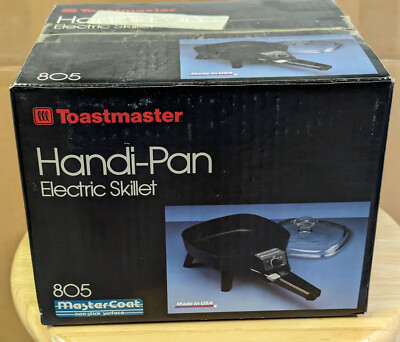 Toastmaster Handi-Pan 7" Electric Skillet (Model 80B5) w/Lid & Manual ...