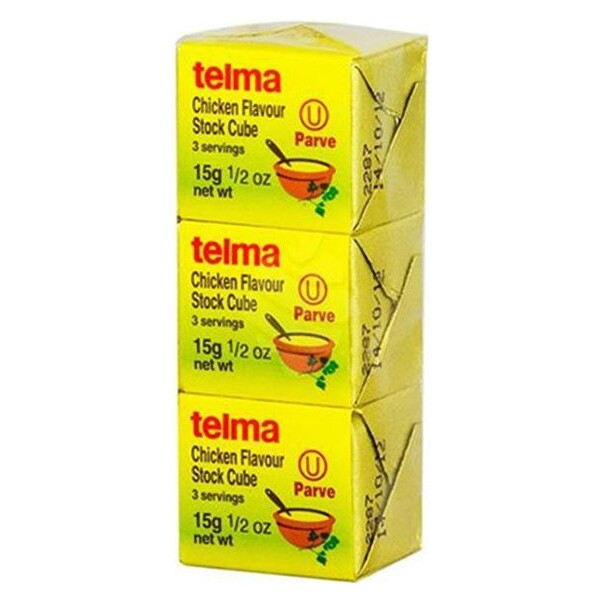 3-3PKS TELMA KOSHER PARVE CHICKEN FLAVOR STOCK CUBES BEST BY 11/2021 ...