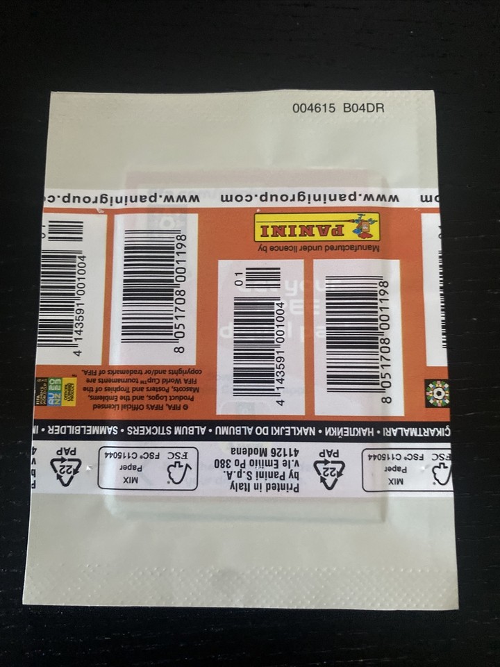 Panini FIFA Women´s World Cup 2023 AU & NZ CODE FRONT & BACK # 1 Tüte ...