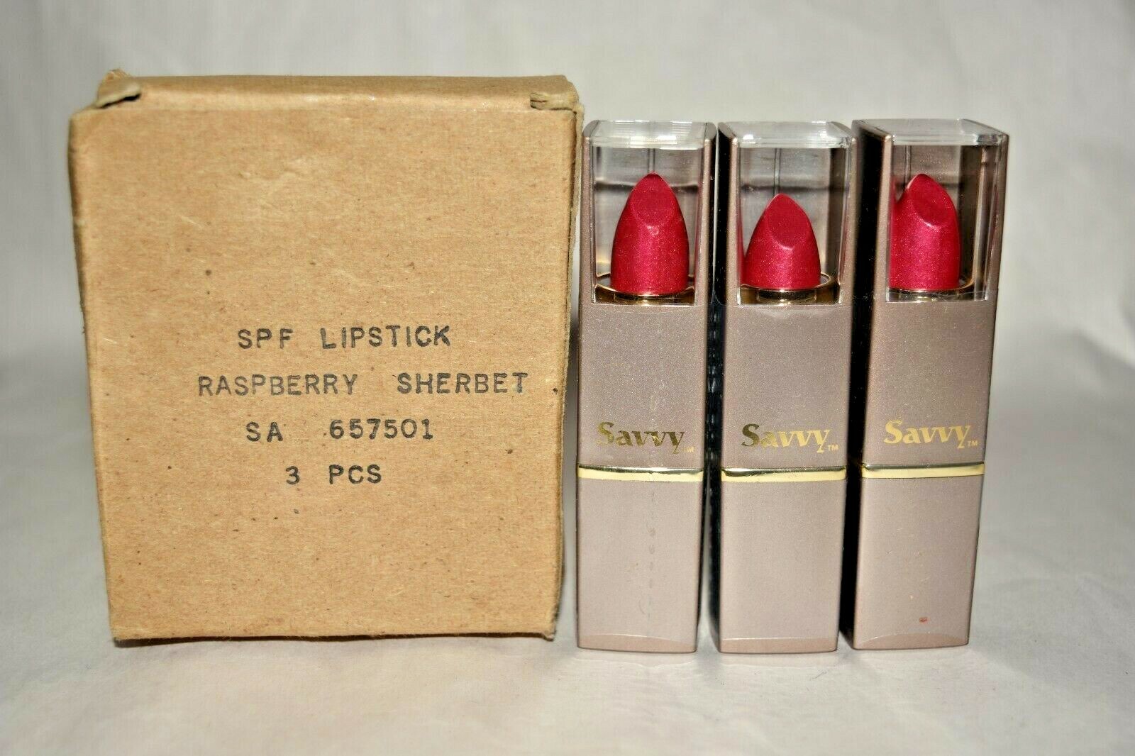 3x Savvy Plus Moisture Lipstick SPF 20 Mocha pink berries pink U CHOOSE ...