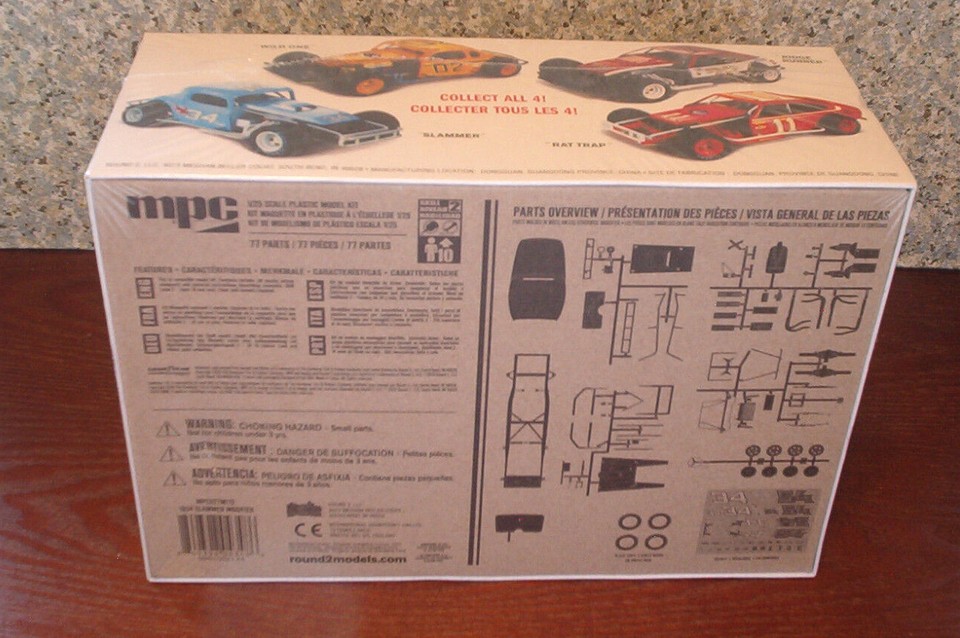 Ford '34 Slammer Modified Dirt Track Car 1:25 scale MPC Round2Models ...