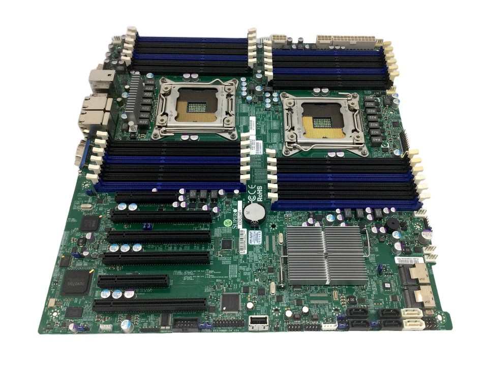 Supermicro X9DR3-LN4F+ EE-ATX LGA 2011 Motherboard with 2x E5-2620 32GB ...