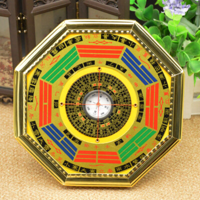 Chinese Compass Bagua Mirror Ancient 8 Hexagrams for Good Luck Feng ...