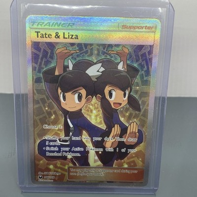 Pokemon TCG: Tate & Liza 166/168 Full Art Trainer Celestial Storm M/NM ...